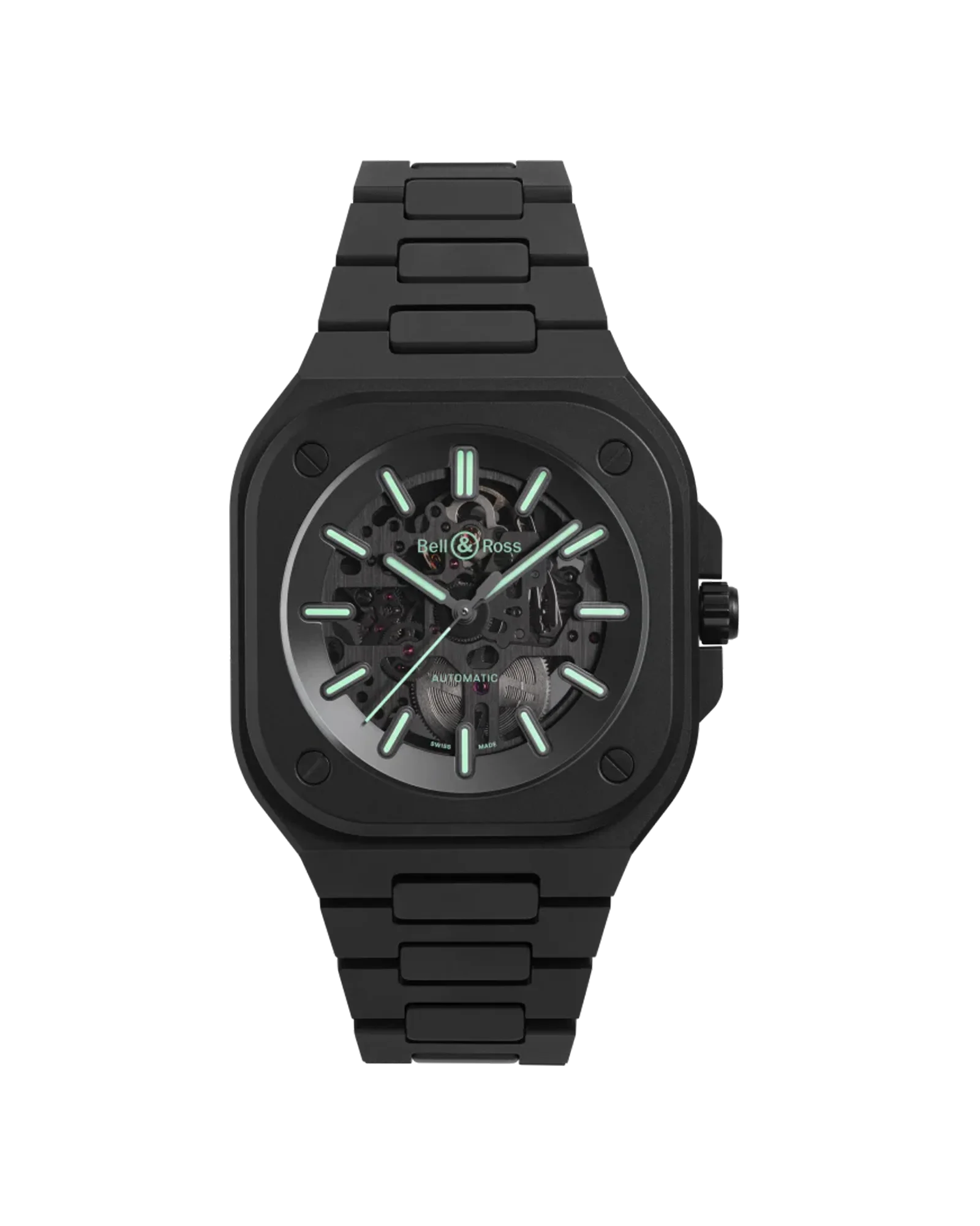 BR-05 SKELETON BLACK LUM CERAMIC - Peyrelongue Chronos